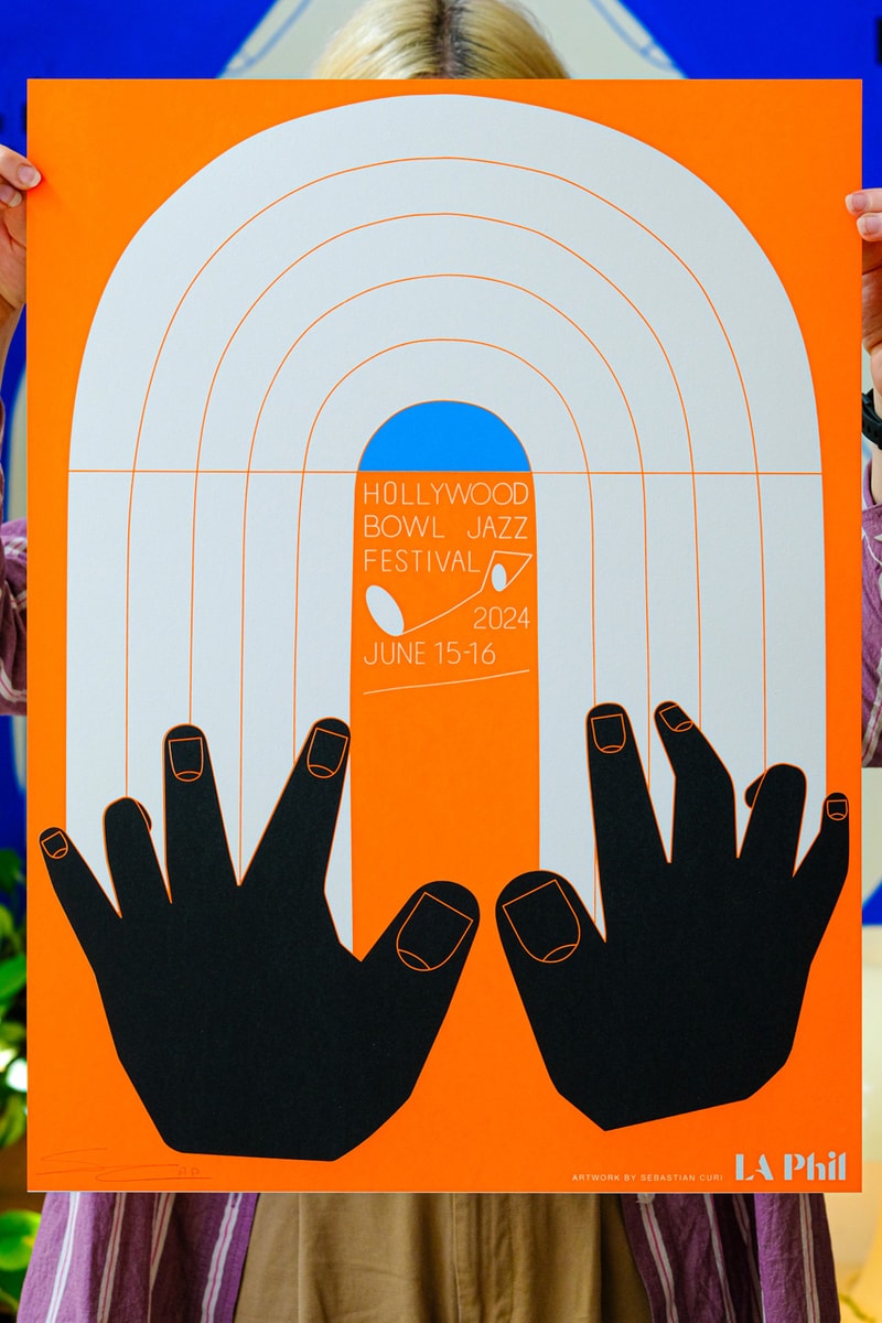 2024 Hollywood Bowl Jazz Festival Poster Seb Curi | Hypebeast