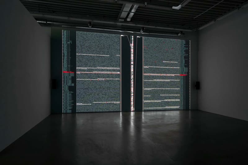 Almine Rech Brussels Ryoji Ikeda Dataverse Exhibition | Hypebeast