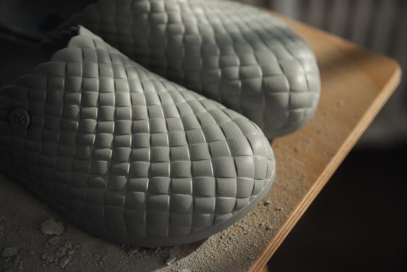 3sixteen x Crocs Debut Woven Dylan Clog in "Concrete" Grey | Hypebeast