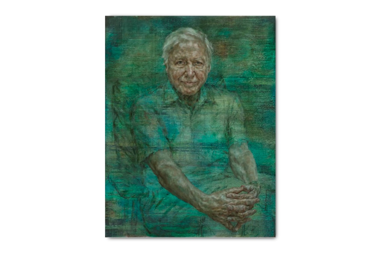 Jonathan Yeo David Attenborough Royal Society Painting | Hypeart