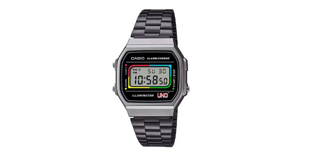 Casio x UNO A168 Watch Collaboration | Hypebeast
