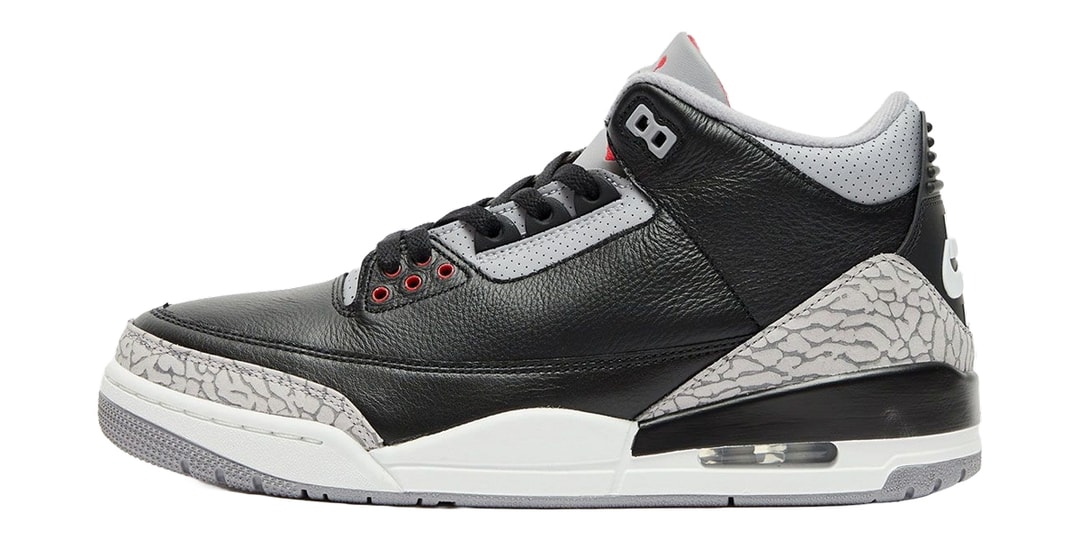 Air Jordan 3 Black Cement DN3707-010 Release Date | Hypebeast