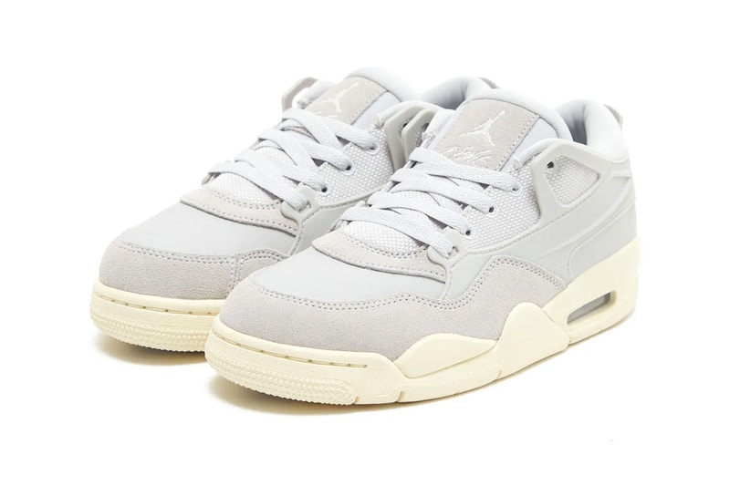 First Look at the Air Jordan 4 RM "Grey/Sail" | Hypebeast