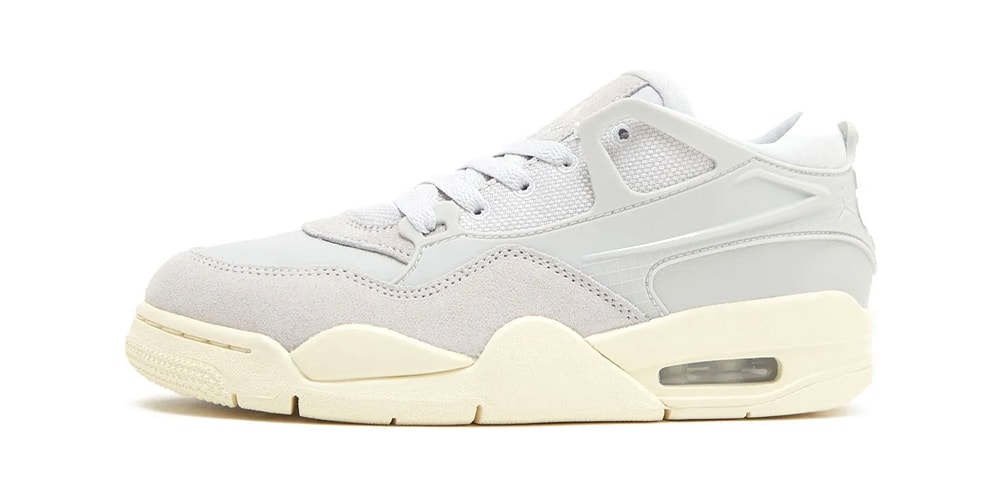 First Look at the Air Jordan 4 RM "Grey/Sail" | Hypebeast
