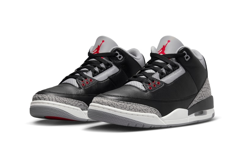 Air Jordan 3 Black Cement DN3707-010 Release Date | Hypebeast