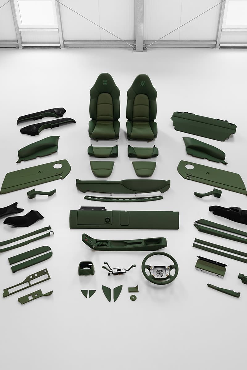 Daniel Arsham x Justin Placek Porsche 993 Interior | Hypebeast