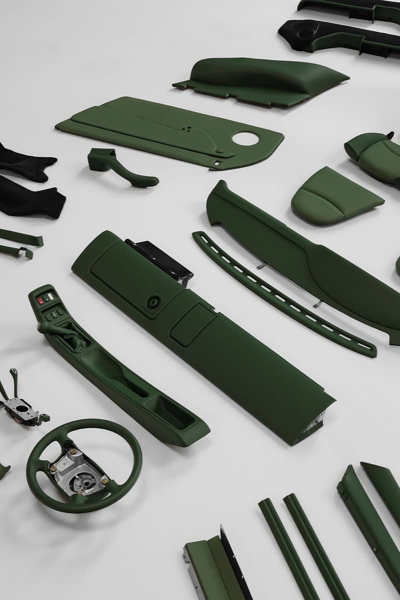 Daniel Arsham x Justin Placek Porsche 993 Interior | Hypebeast