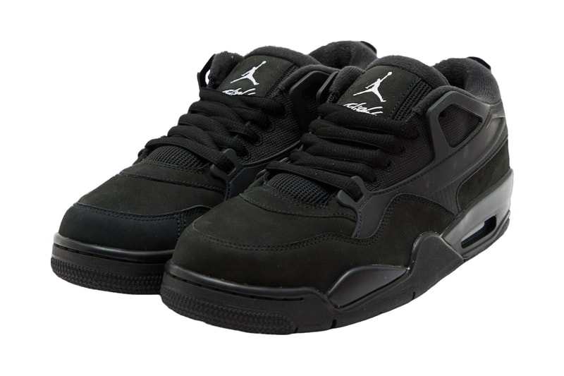The Air Jordan 4 RM Receives the "Black Cat" Treatment - Sneakers Cartel