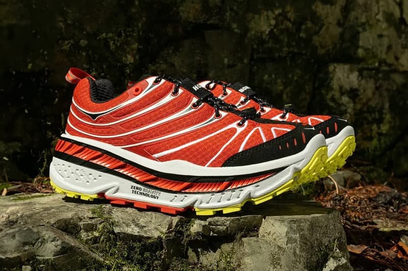 HOKA Stinson EVO OG "Habanero Red/Black" Release | Hypebeast