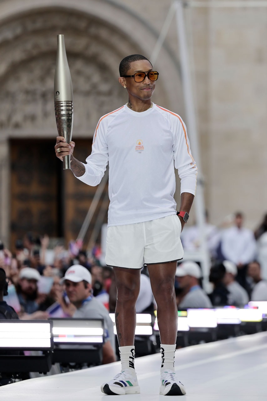 Pharrell Carries the Torch at Olympic Opening Ceremony | Hypebeast