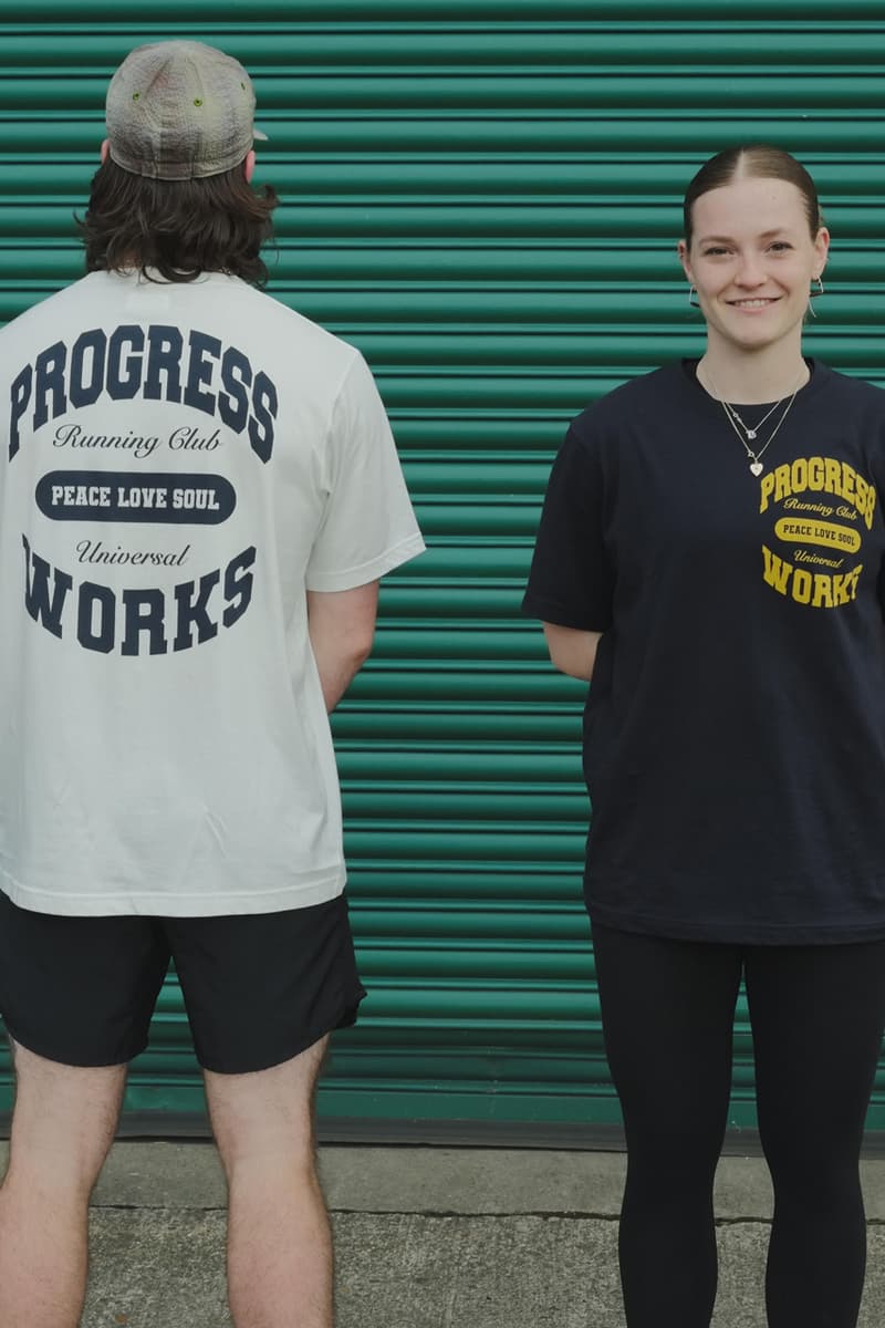 Universal Works x Progress Running Club T-Shirt Release | Hypebeast