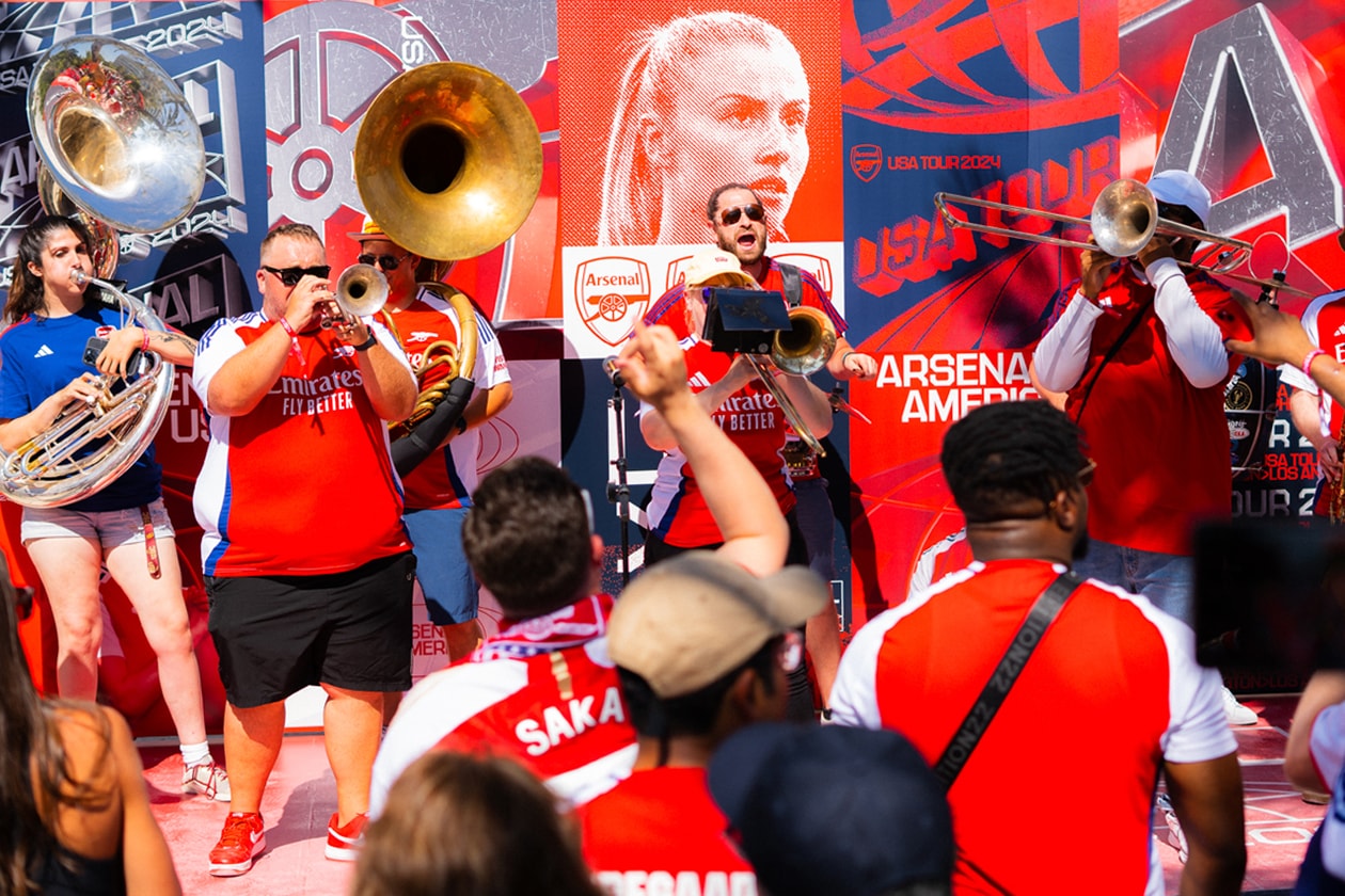 Victory Through Harmony It's the Arsenal Way US Tour | Hypebeast