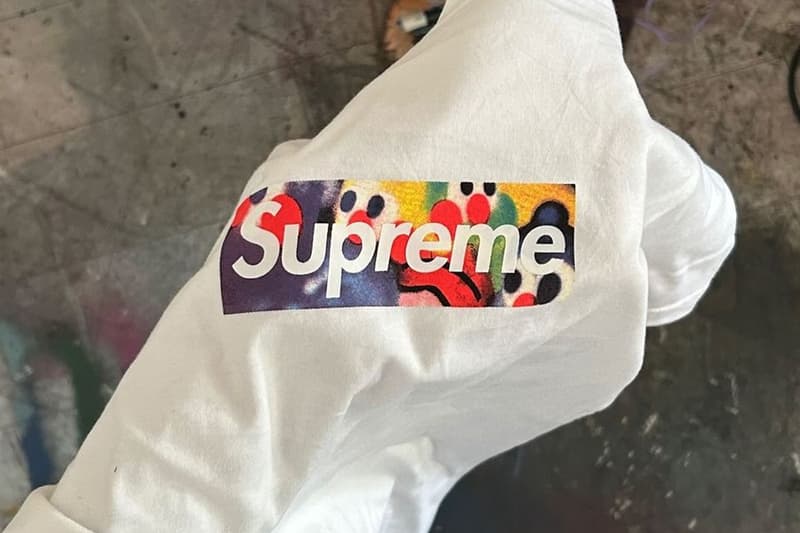 Olaolu Slawn Supreme Box Logo T-Shirt Collaboration | Hypebeast