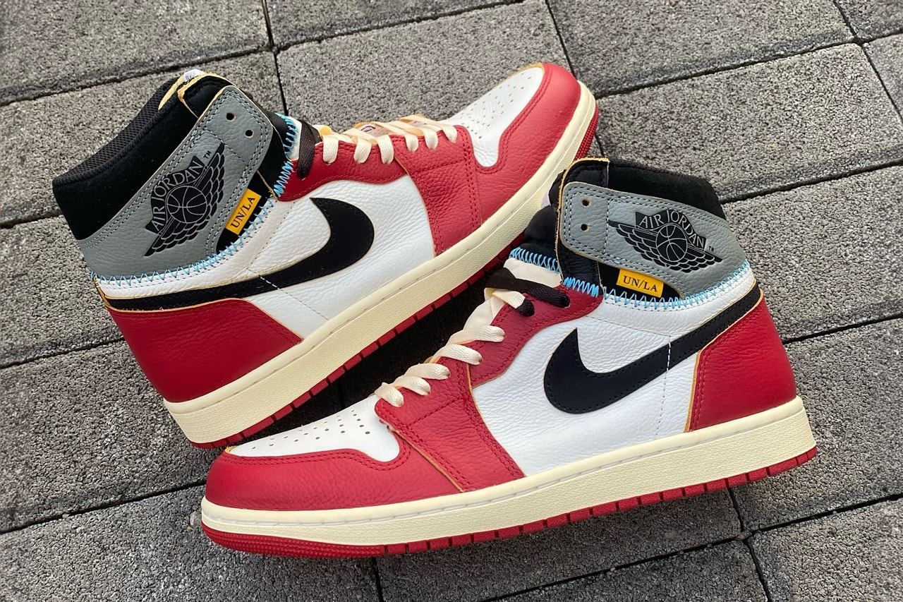 Những cái nhìn mới nhất về Union LA x Air Jordan 1 High OG – Heat Factory