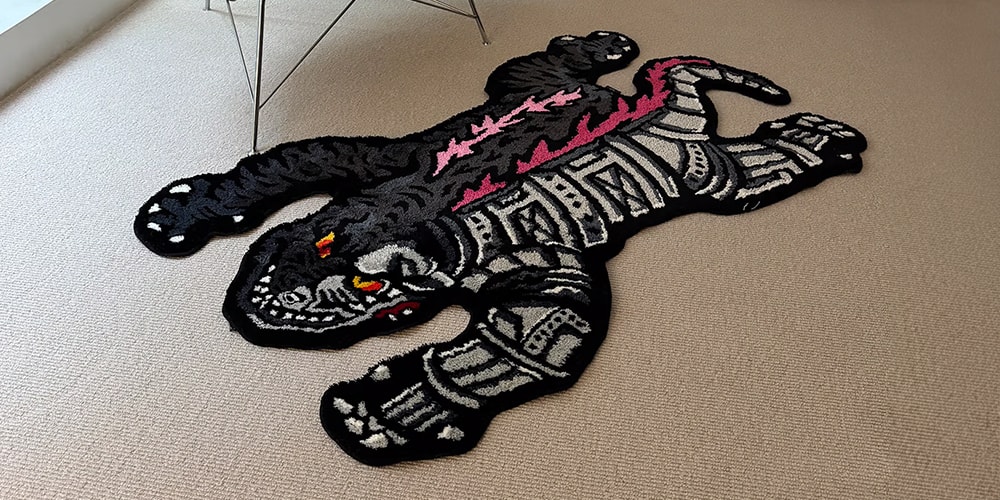 Raw Emotions Bisected Godzilla Rug Collection | Hypebeast