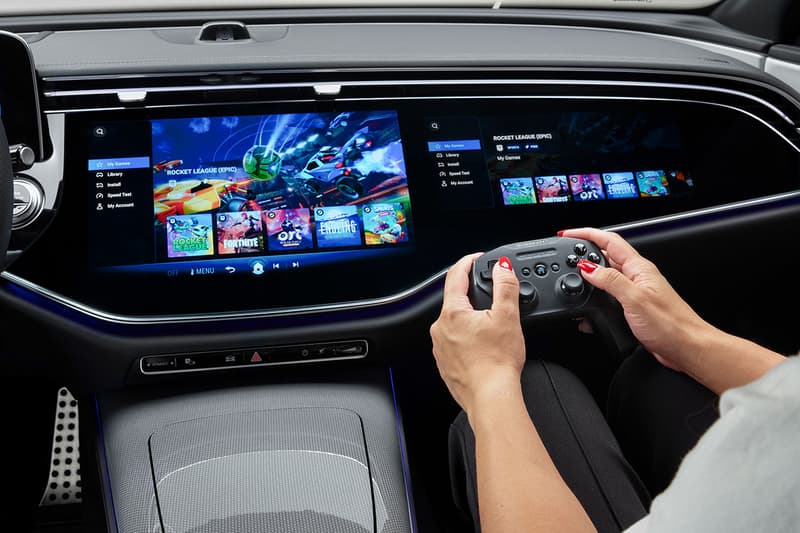 Mercedes Benz x Boosteroid In Car Gaming Info | Hypebeast