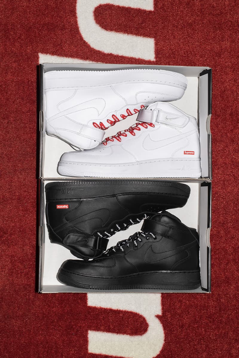 Supreme x Nike Air Force 1 Mid Release Info | Hypebeast