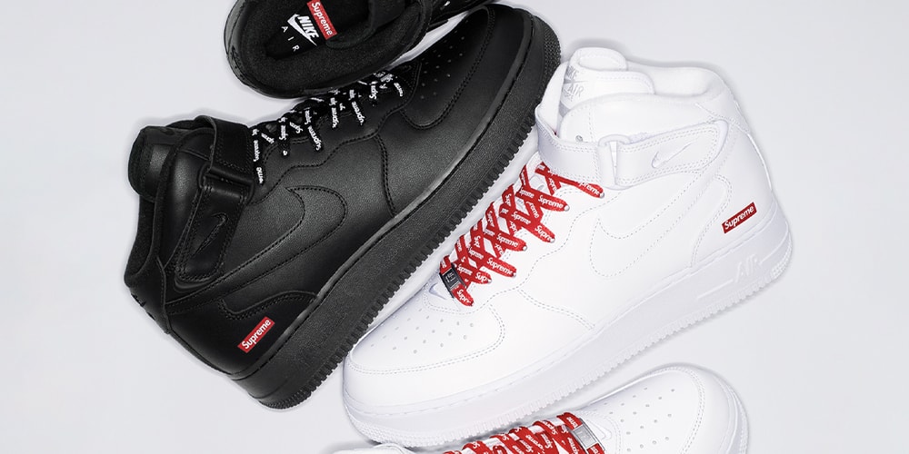 Supreme x Nike Air Force 1 Mid Release Info | Hypebeast