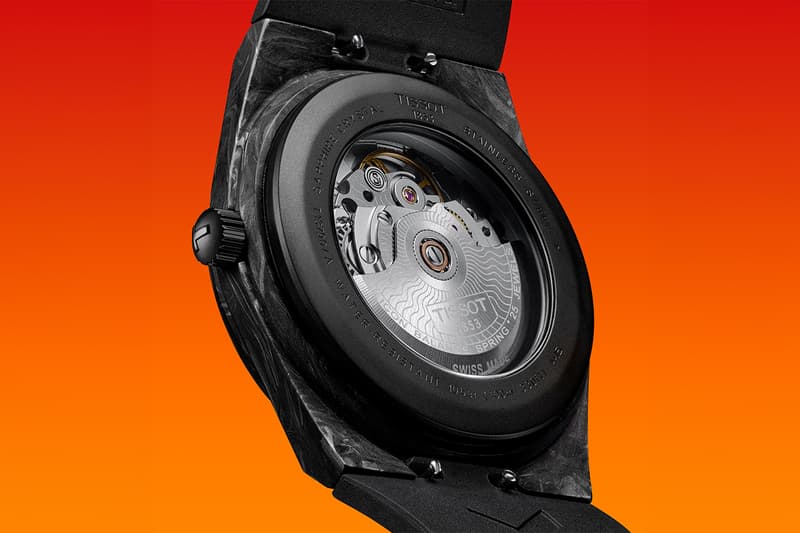 Tissot PRX Powermatic 80 Gradient Forged Carbon | Hypebeast