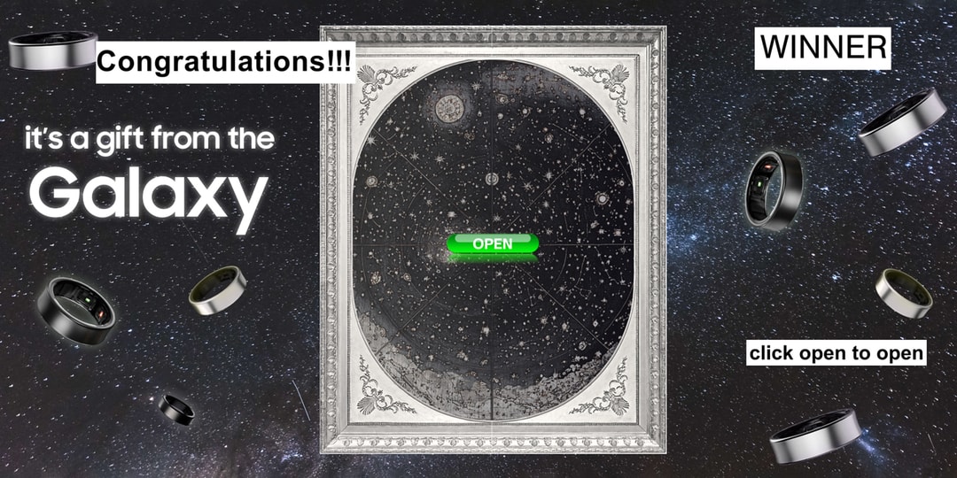 MSCHF Samsung Gifting With Galaxy Ring and Z Flip6 | Hypebeast