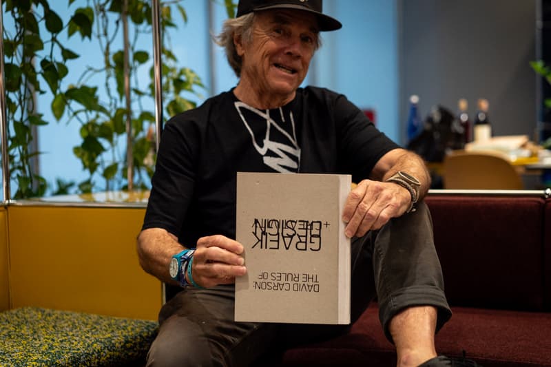 David Carson's 'The Rules of Grafik Design + Creativity' | Hypeart