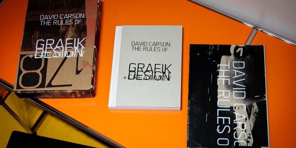 David Carson's 'The Rules of Grafik Design + Creativity' | Hypebeast