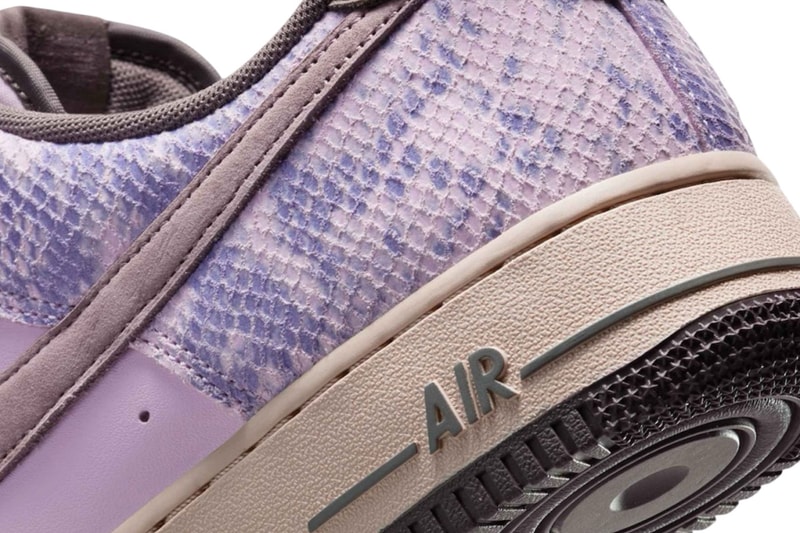 Nike AF1 Purple Snake Release Info | Hypebeast