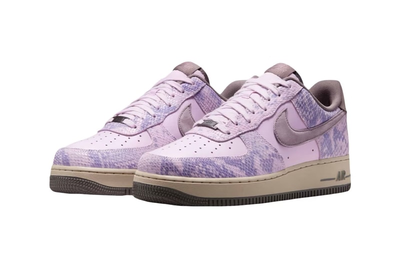 Nike AF1 Purple Snake Release Info | Hypebeast