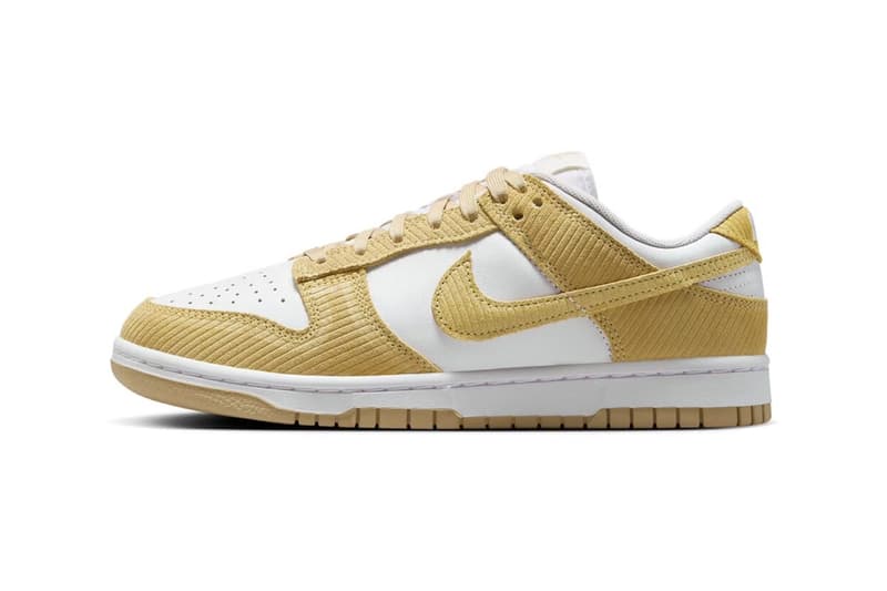 Nike Dunk Low “Yellow Corduroy” Release Info | Hypebeast