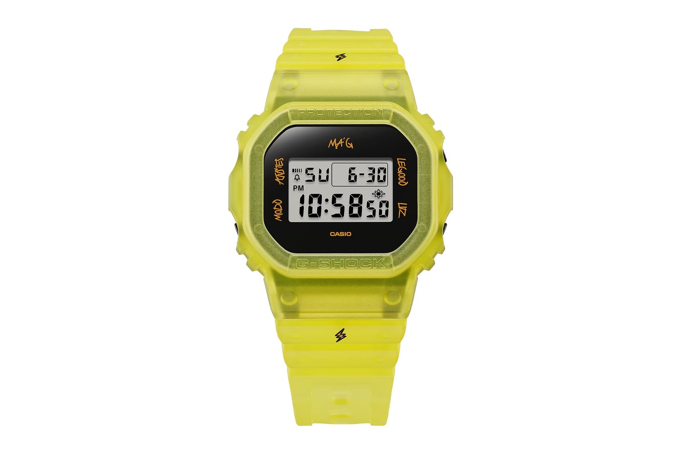 Neue Uhr: Casio G-Shock x J Balvin DWE-5600JB-1A9 “Time Matters”