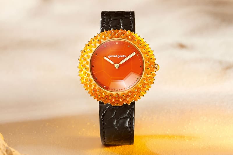 gérald genta Gentissima Oursin Fire Opal Watch | Hypebeast