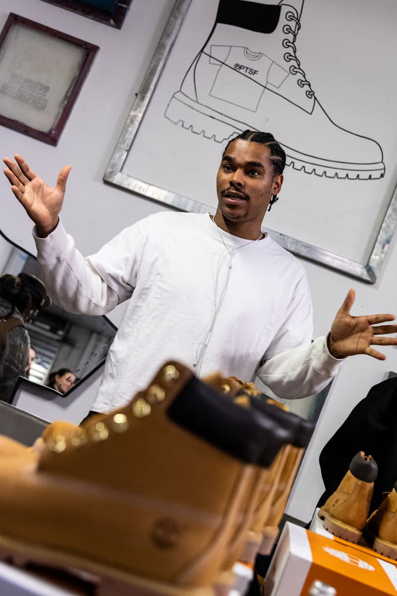 Timberland and Pablo T-Shirt Factory Hosted a Collaboration During ...