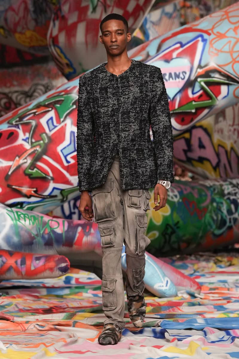 Diesel's Graffiti Filled Fall/Winter 2025 Runway | Hypebeast