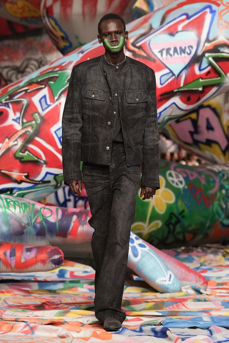 Diesel's Graffiti Filled Fall/Winter 2025 Runway | Hypebeast