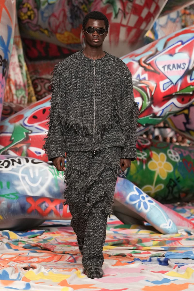 Diesel's Graffiti Filled Fall/Winter 2025 Runway | Hypebeast