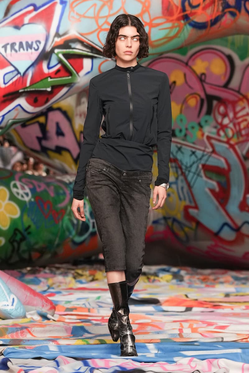 Diesel's Graffiti Filled Fall/Winter 2025 Runway | Hypebeast