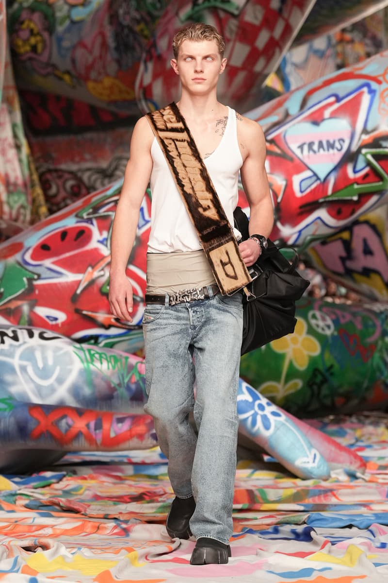 Diesel's Graffiti Filled Fall/Winter 2025 Runway | Hypebeast