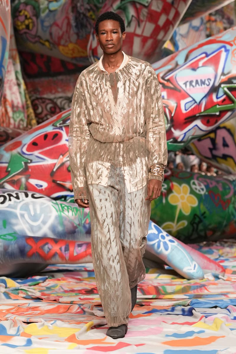 Diesel's Graffiti Filled Fall/Winter 2025 Runway | Hypebeast