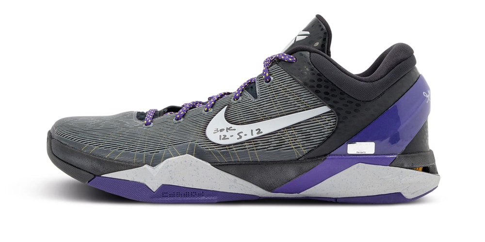Sotheby's Auction Kobe Bryant 30K Point Nike Kobe 7 | Hypebeast