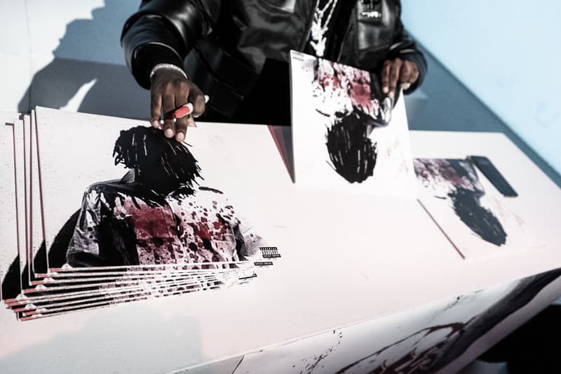 Closer Look: Ken Carson's Vinyl Signing | Hypebeast