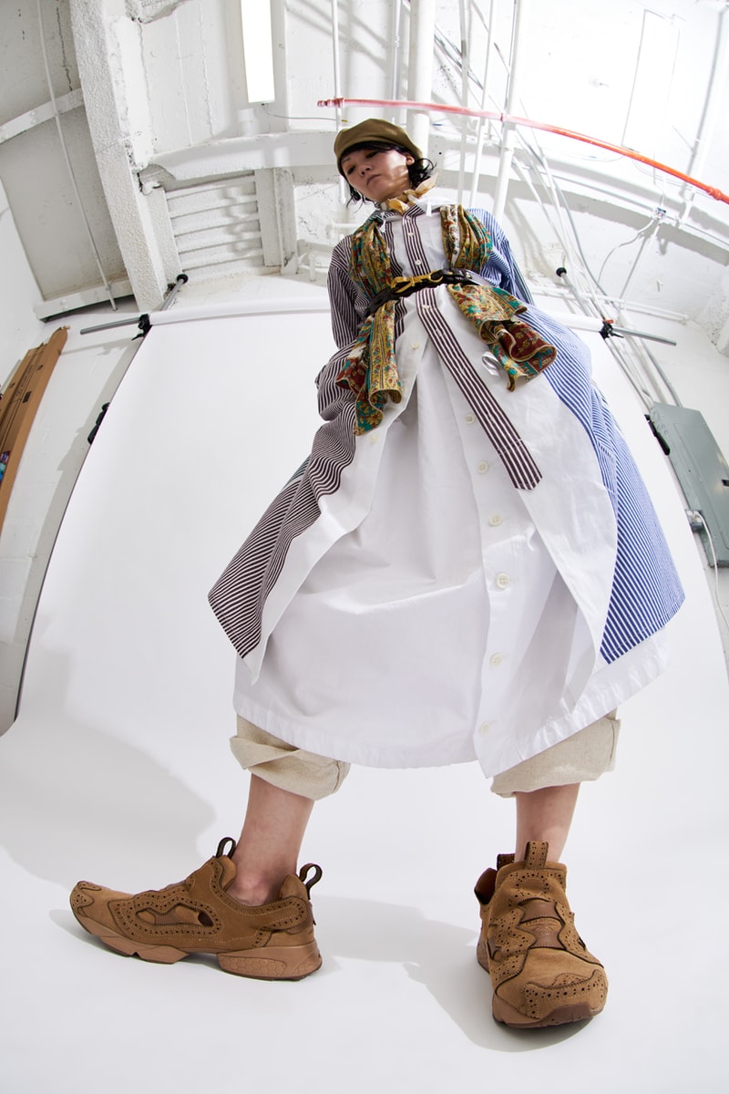 Engineered Garments x Reebok Instapump Fury 94 Brogue | Hypebeast