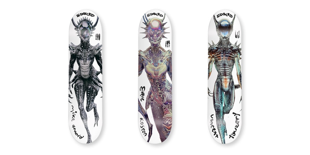 EDGLRD Drops Alien 'FLEXRX' Skate Deck Collection | Hypebeast