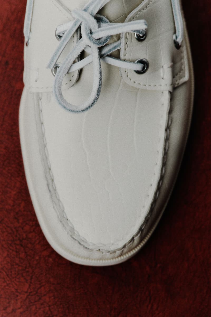 NN.07 x Sebago Docksides Portland Crocodile Release Info | Hypebeast