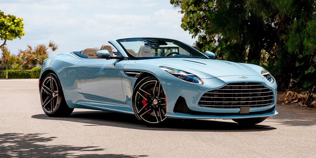 Aston Martin DB12 Volante Palm Beach Edition | Hypebeast