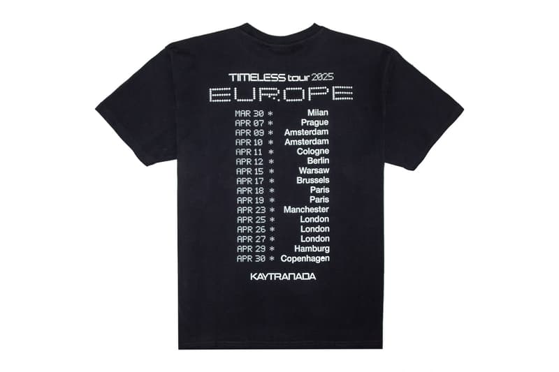 Kaytranada Has Dropped 'Timeless' Tour Merch | Hypebeast