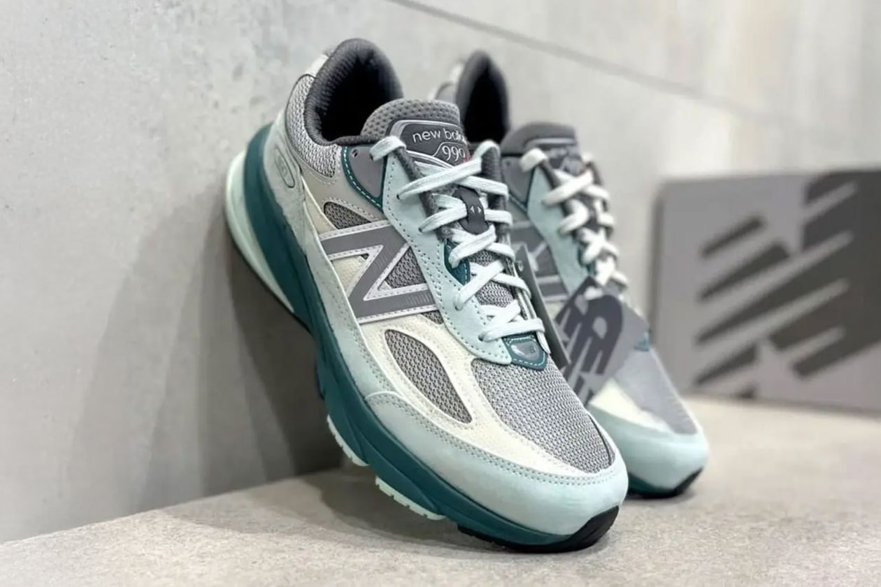 New Balance 990v6 Community Navy Mint Release Info | Hypebeast