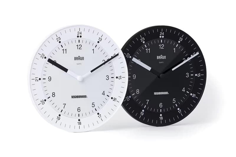 Braun x NEIGHBORHOOD Clocks Release Date Information | Hypebeast
