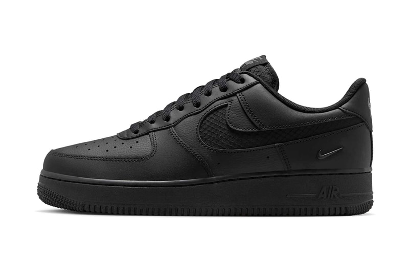 Nike Air Force 1 Low Is Sleek in "Triple Black Ripstop" - Atlantic Travel