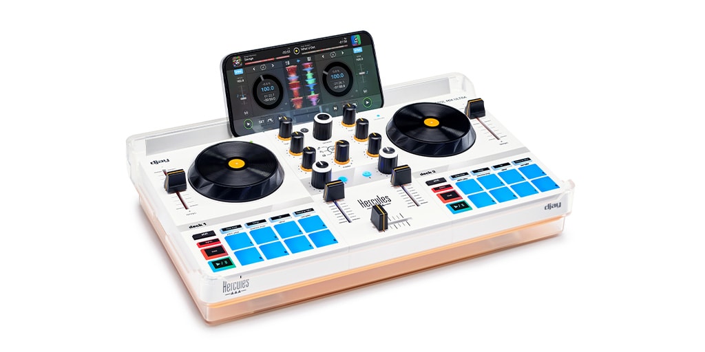 Hercules' DJControl Mix Ultra is a Super-Portable Mobile DJ Controller ...