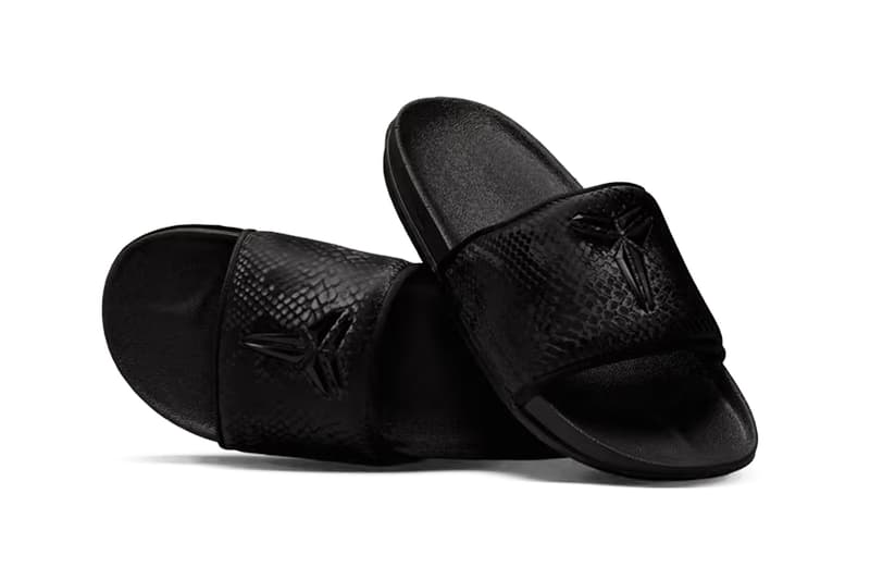 Kobe Bryant x Nike Offcourt Slides "Triple Black" | Hypebeast